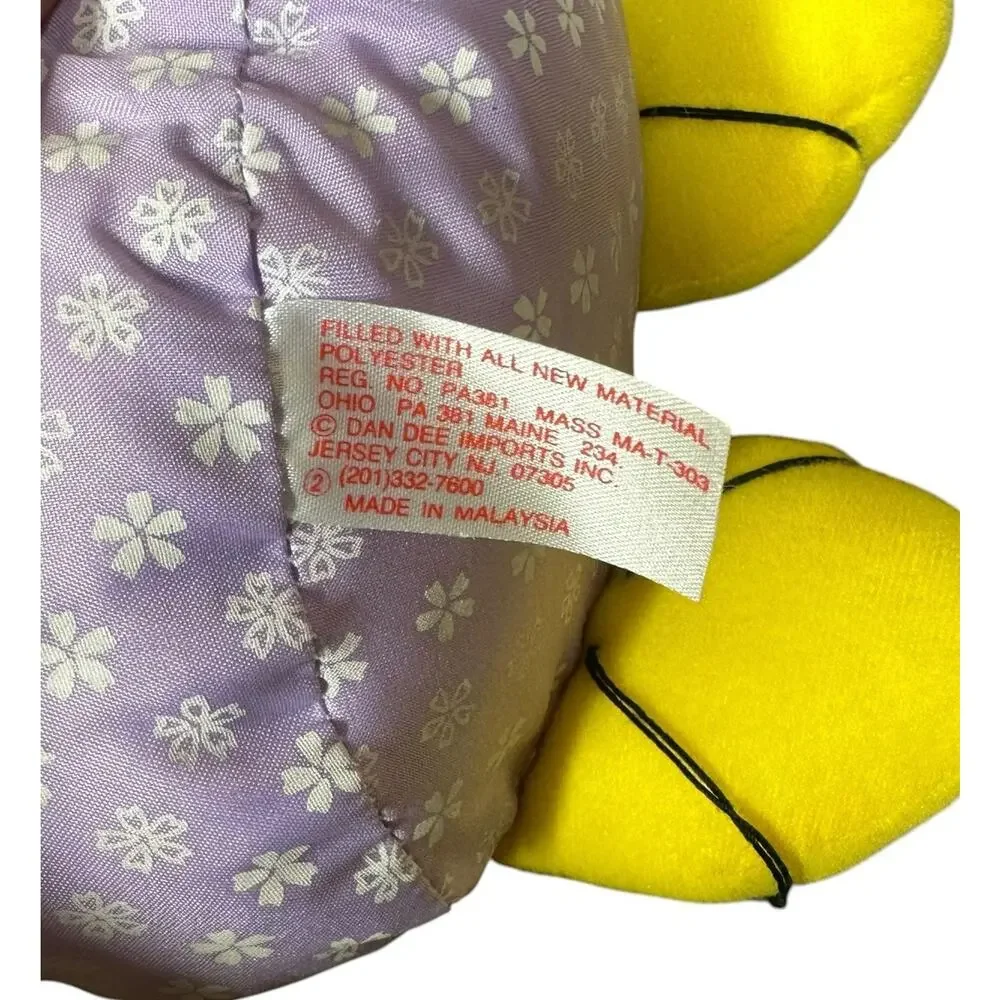 Dan Dee | Toys | Vtg Dan Dee White Stuffed Plush Chick Duck With Straw ...
